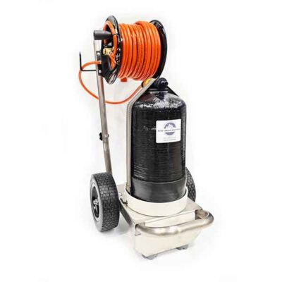 DI Resin Bottle - Stainless Trolley - Hose Reel - Filtration