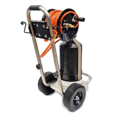 DI Resin Bottle - Stainless Trolley - Hose Reel - Filtration