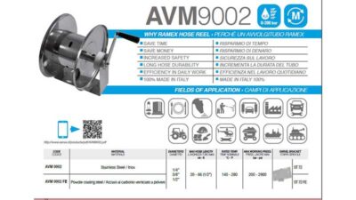 Ramex Hose Reel Stainless